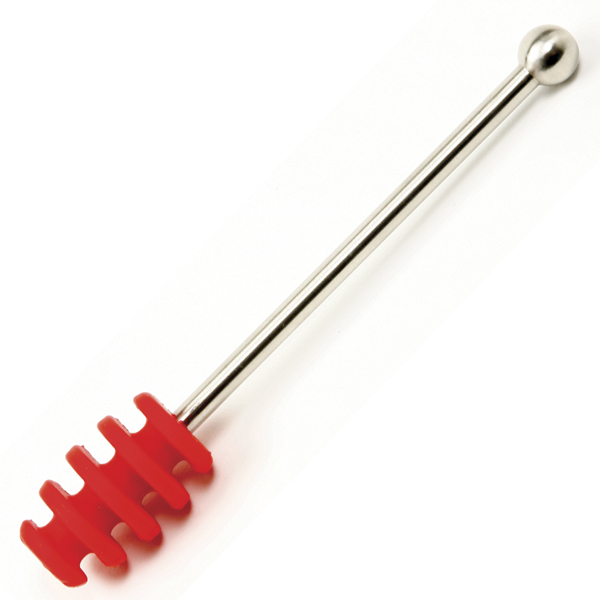 Red Silicone Honey Dipper